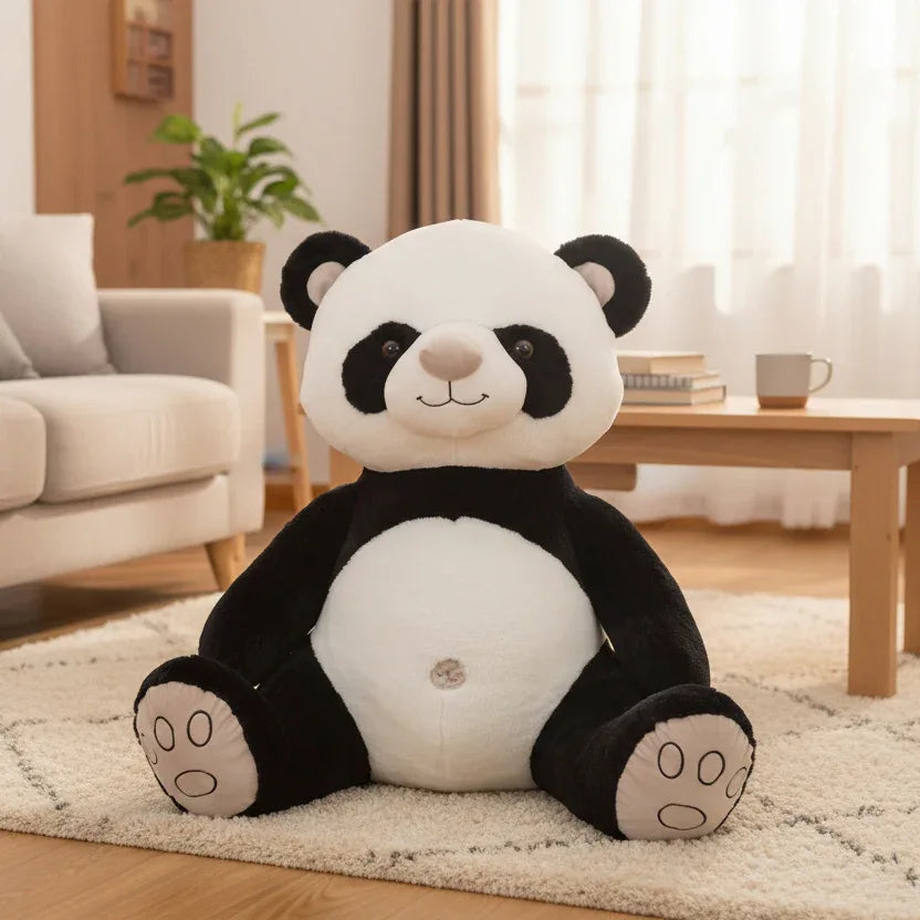 🐼 Panda Plush Collection – Soft & Sweet Black-and-White Friends ...